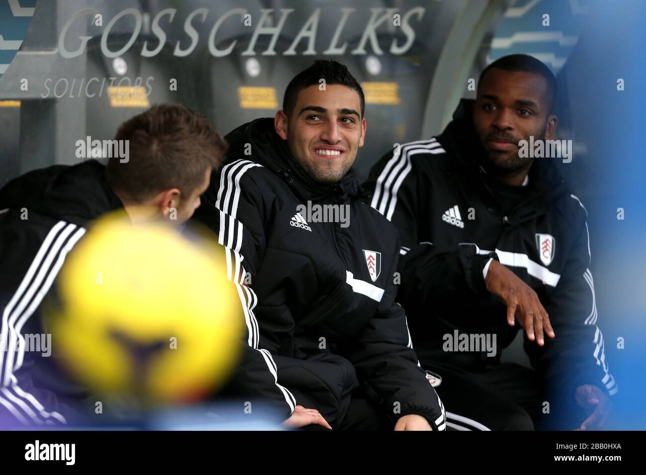 Chris David (centre), Fulham Stock Photo - Alamy