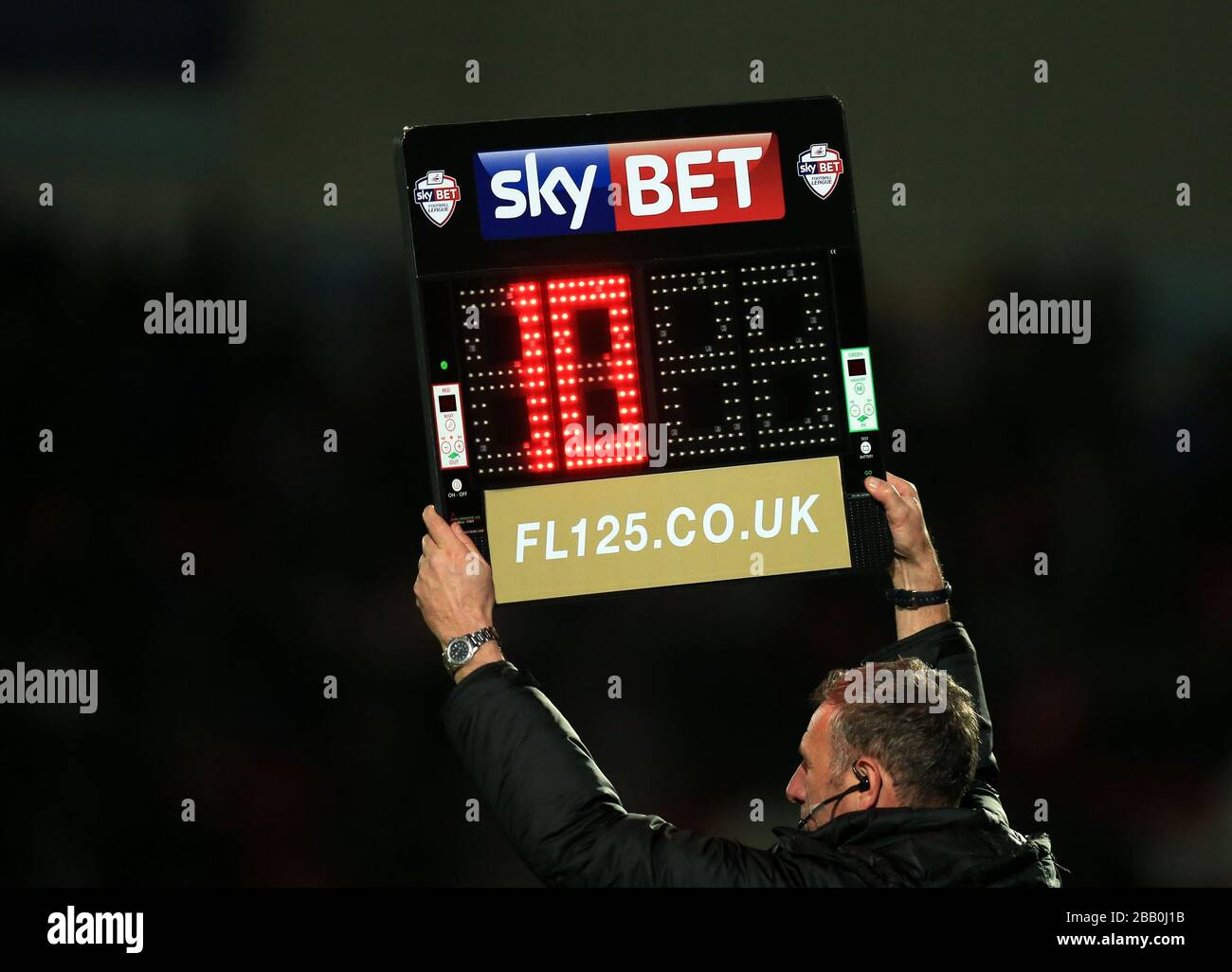 Football substitution board hi-res stock photography and images - Alamy