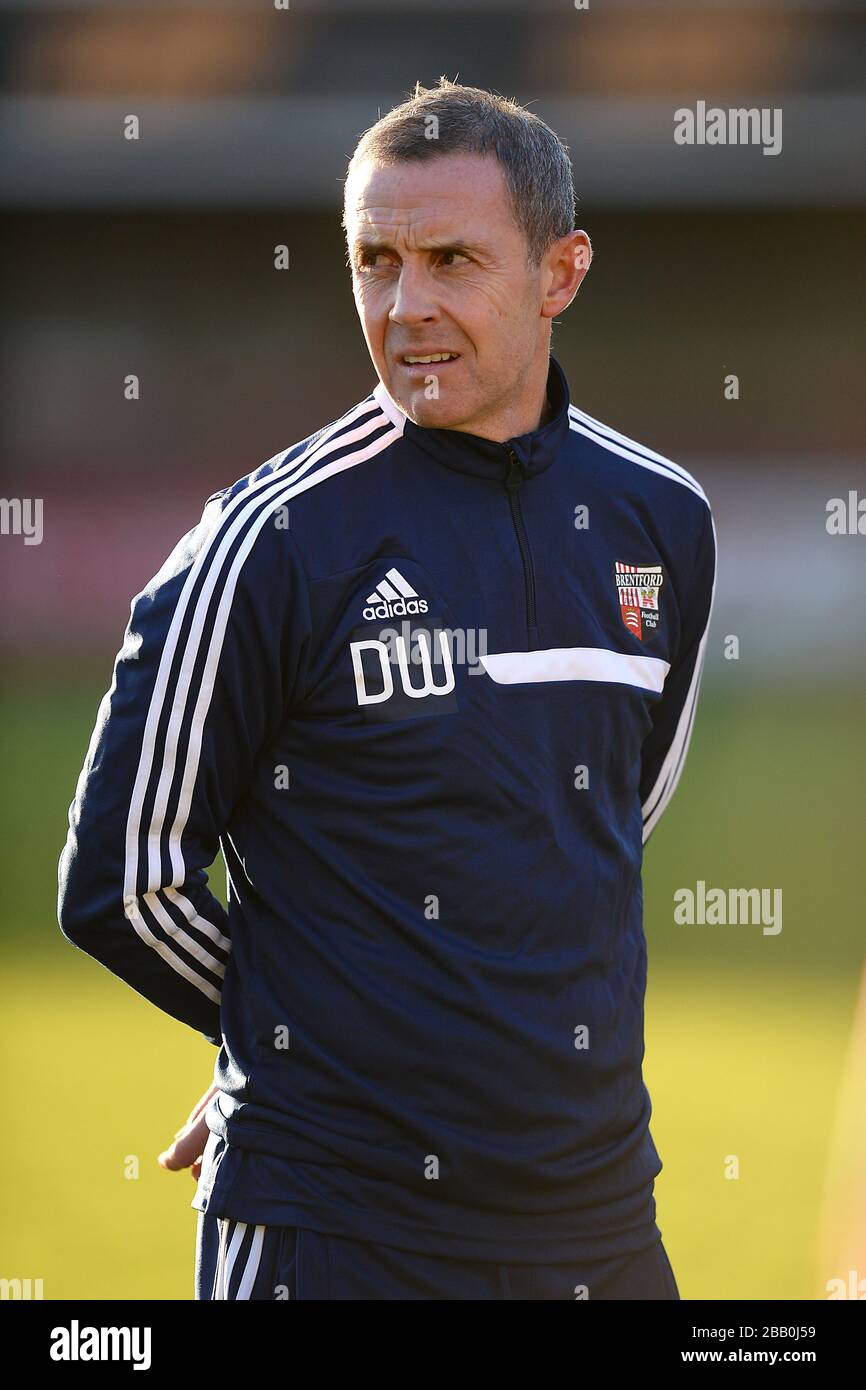 Assistant Manager David Weir, Brentford Stock Photo - Alamy
