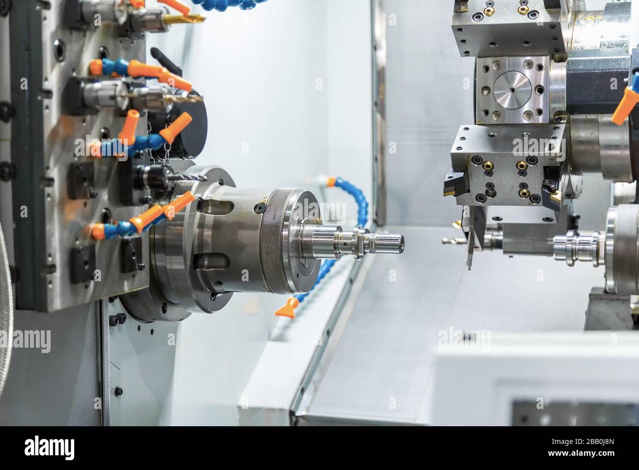 Cnc turning machine hi-res stock photography and images - Alamy