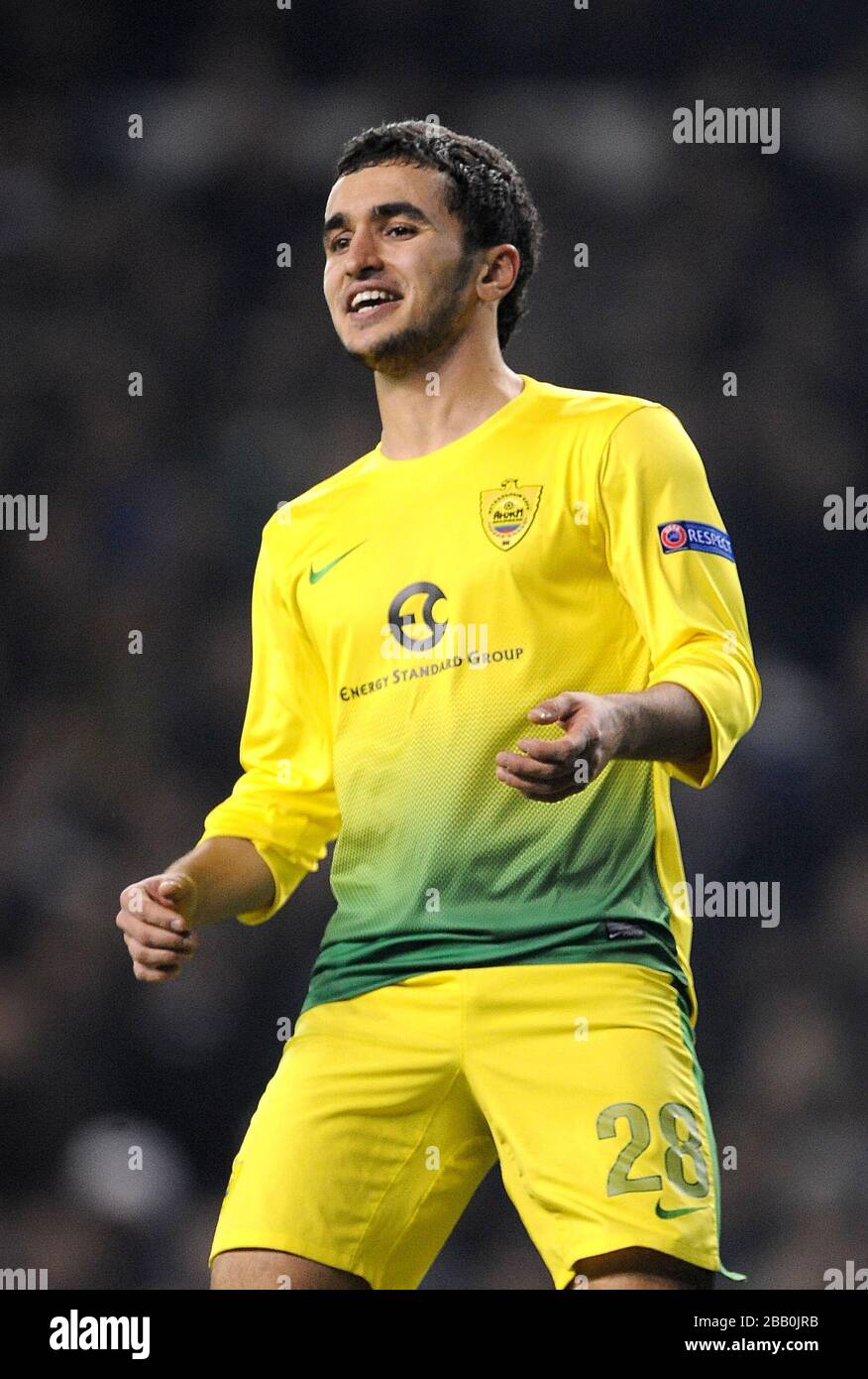 Serder Serderov, Anzhi Makhachkala Stock Photo - Alamy