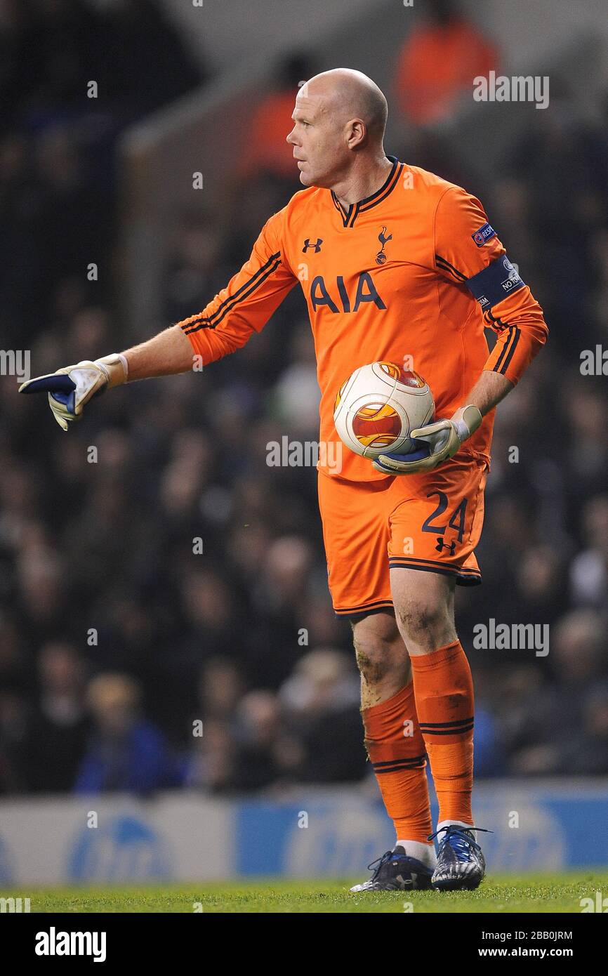 Tottenham Hotspur goalkeeper Brad Friedel Stock Photo - Alamy