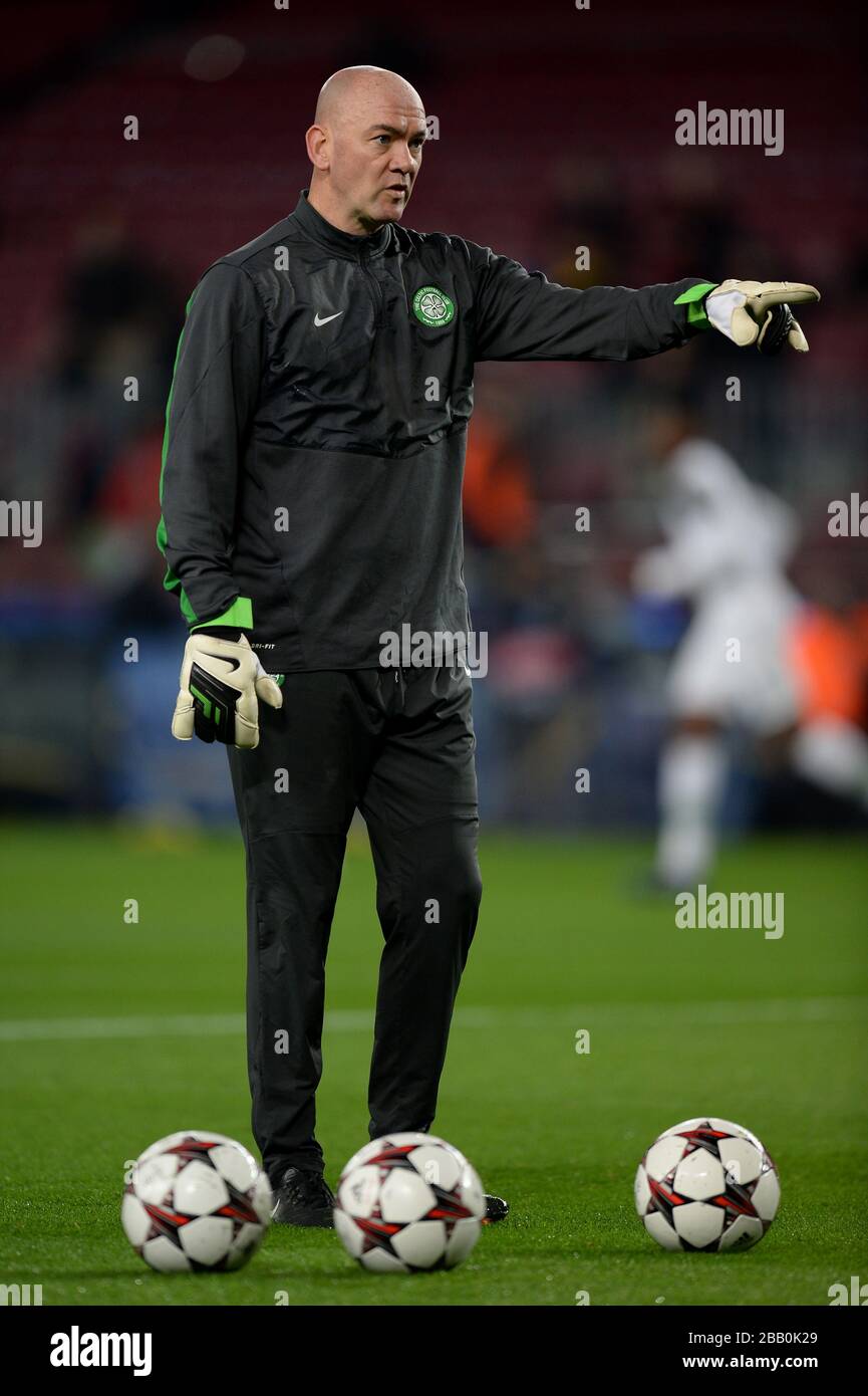 Celtic Goalkeeping Coach Stevie Woods Stock Photo - Alamy