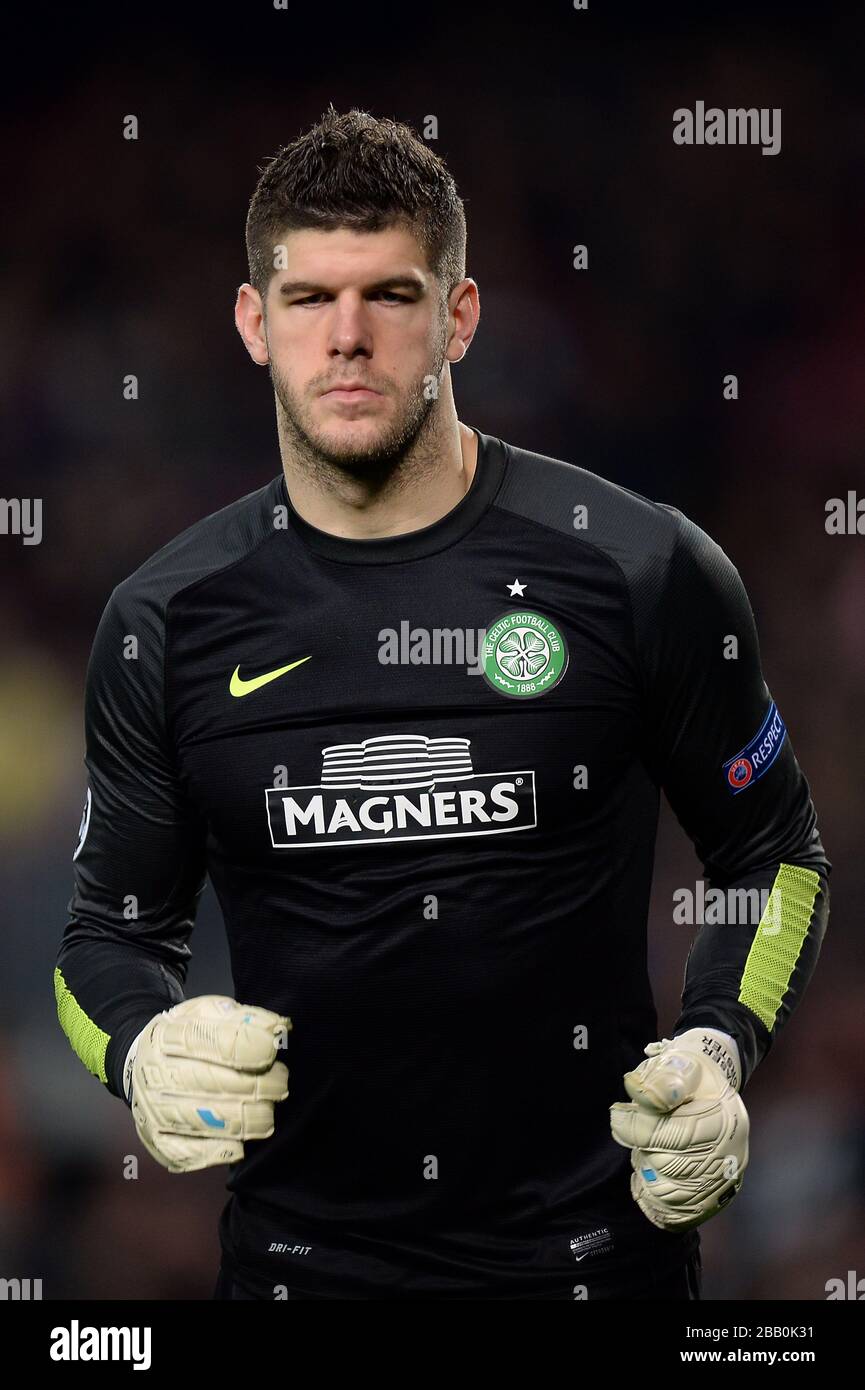 Celtic goalkeeper Fraser Forster Stock Photo - Alamy