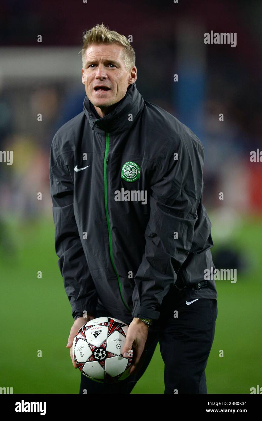 Celtic Assistant Manager Johan Mjallby Stock Photo - Alamy