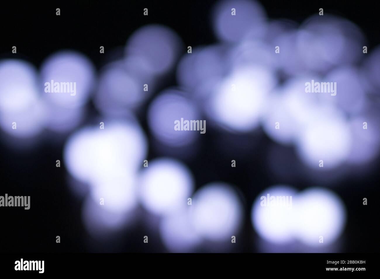 Little white lights on a garland, blur, creative background Stock Photo ...
