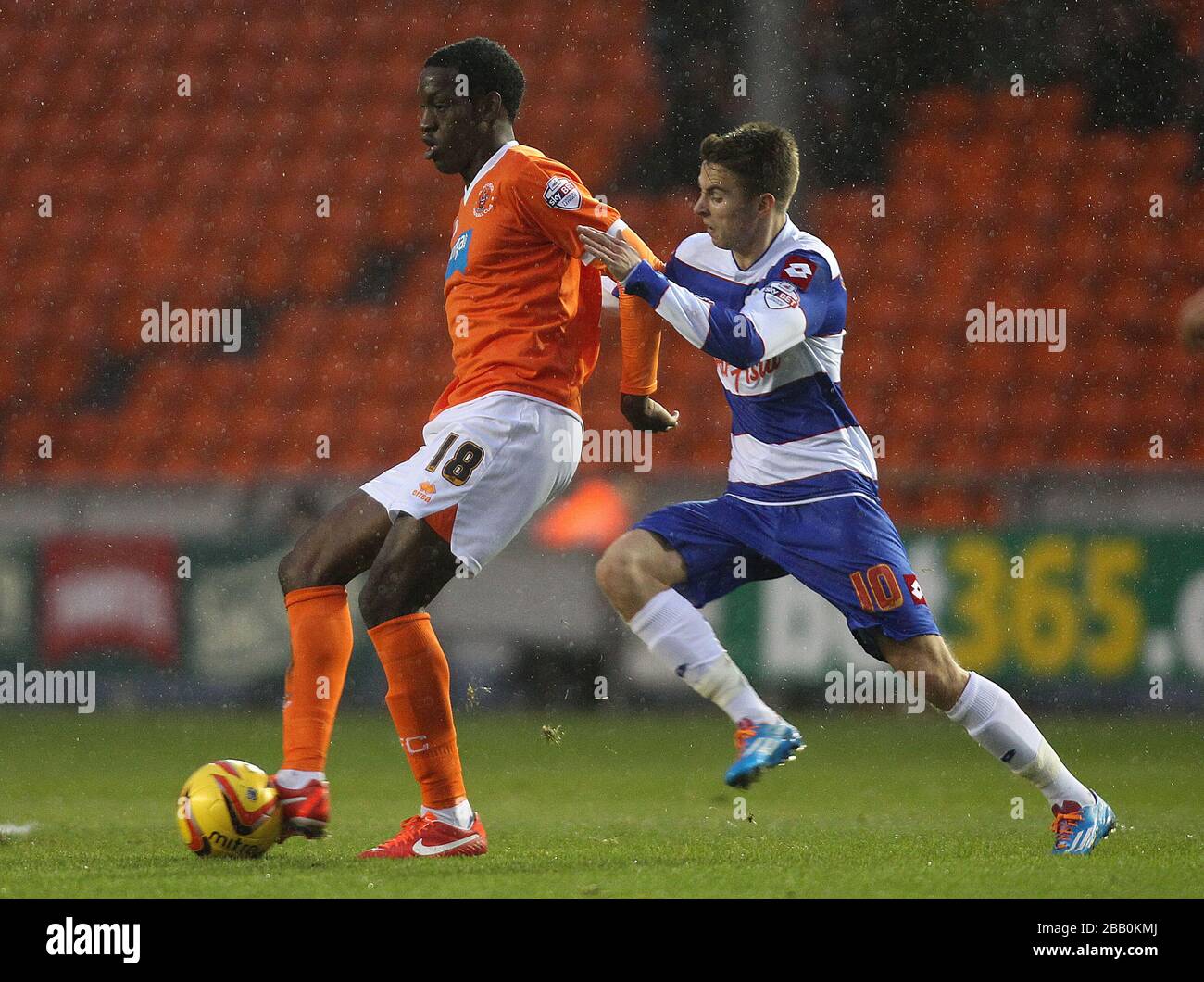 Blackpools isaiah osbourne hi-res stock photography and images - Alamy