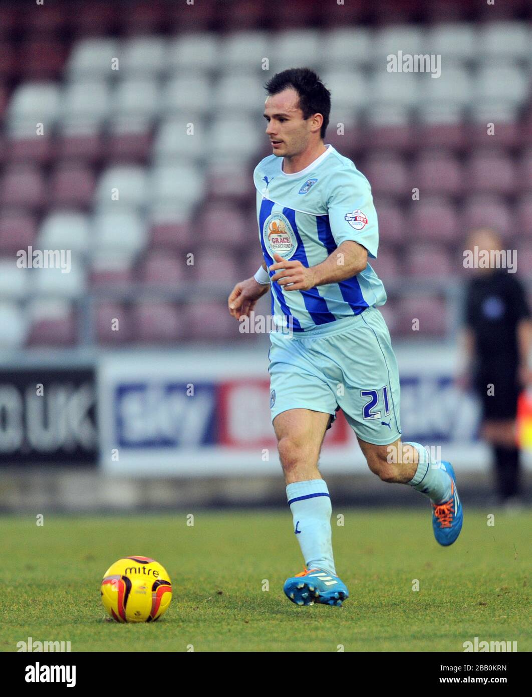 Coventry City's Chris Dagnall during the game Stock Photo - Alamy