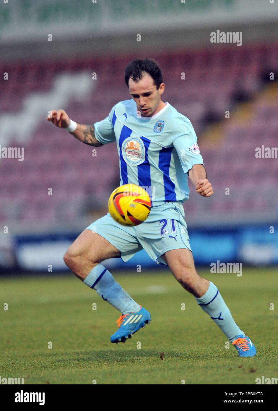 Coventry City's Chris Dagnall during the game Stock Photo - Alamy