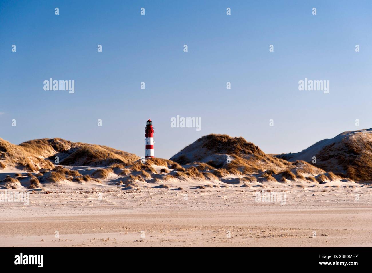 Lighthouse of Amrum in Germany Stock Photo - Alamy