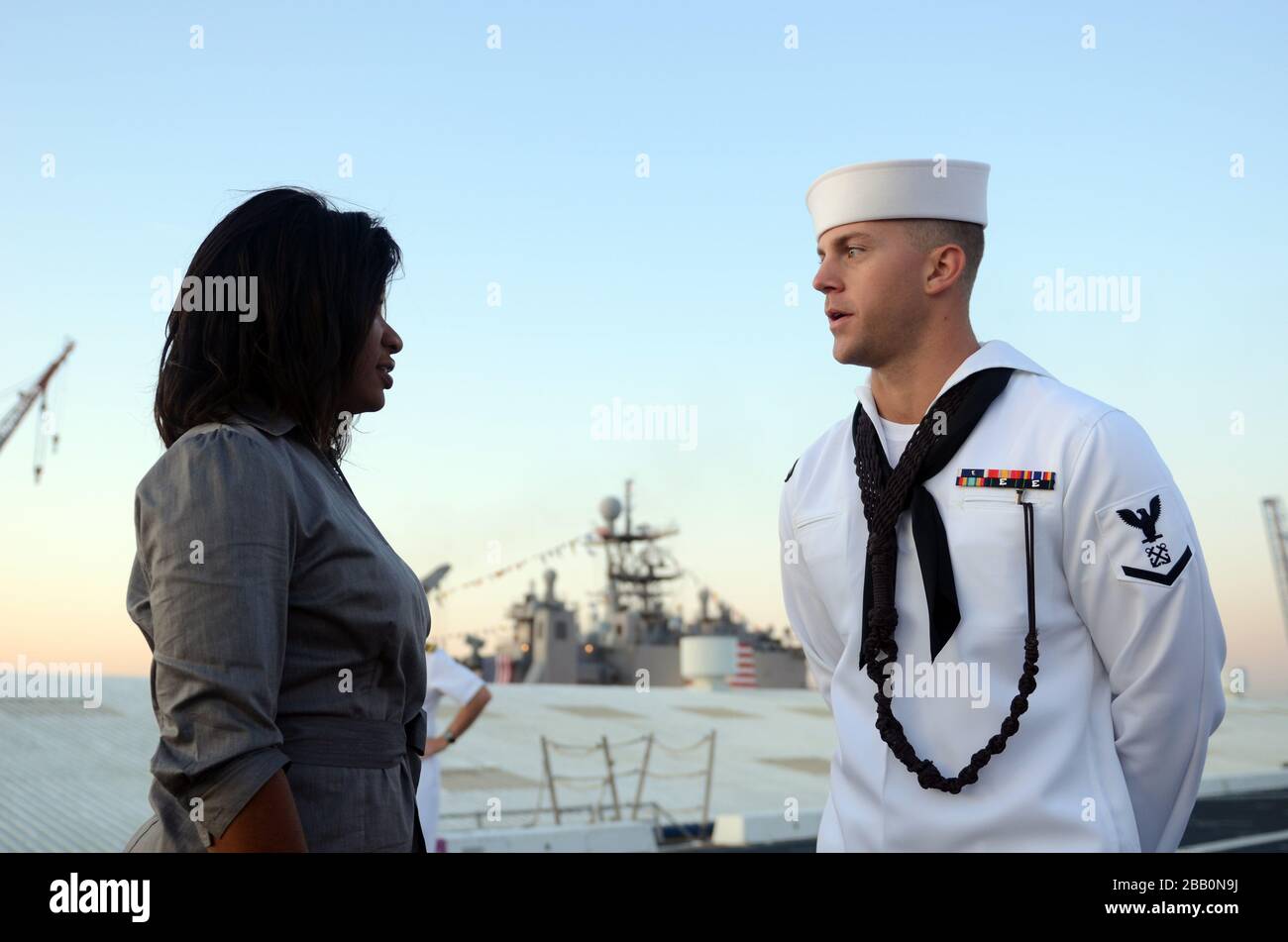 U s navy boatswains mate chief hi-res stock photography and images - Alamy