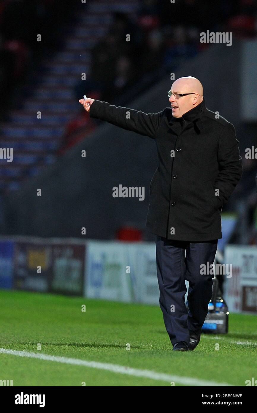 Manager Brian McDermott, Leeds United Stock Photo - Alamy
