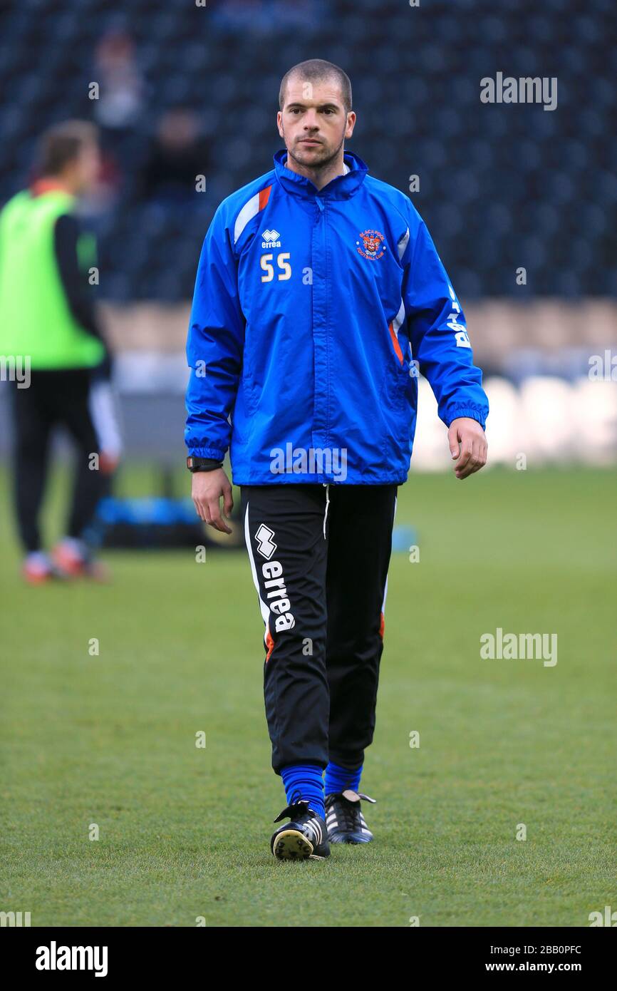 Blackpool's fitness coach Shaun Spencer Stock Photo - Alamy