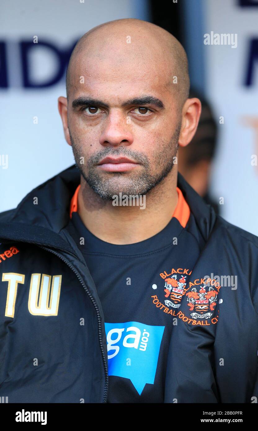 Blackpool's goalkeeper coach Tony Warner Stock Photo - Alamy