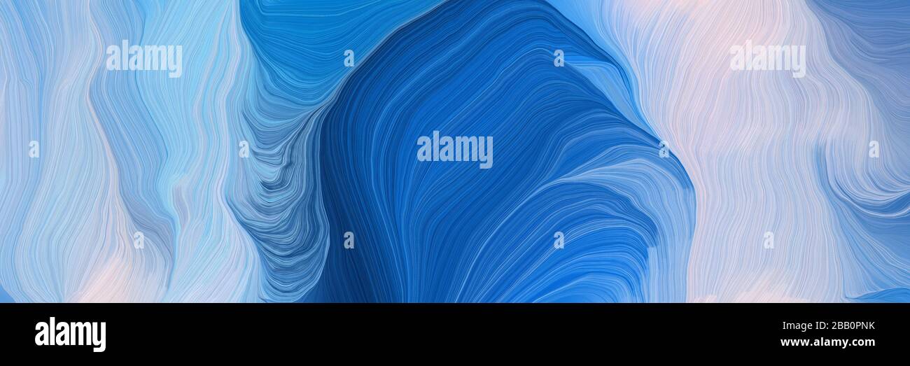 Teal blue gradient smooth curves hi-res stock photography and images ...