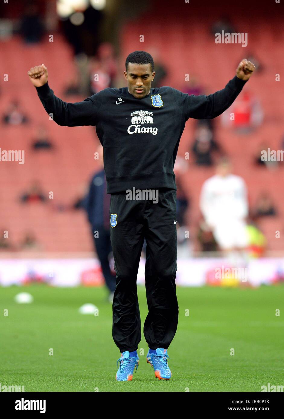 Sylvain Distin, Everton Stock Photo - Alamy