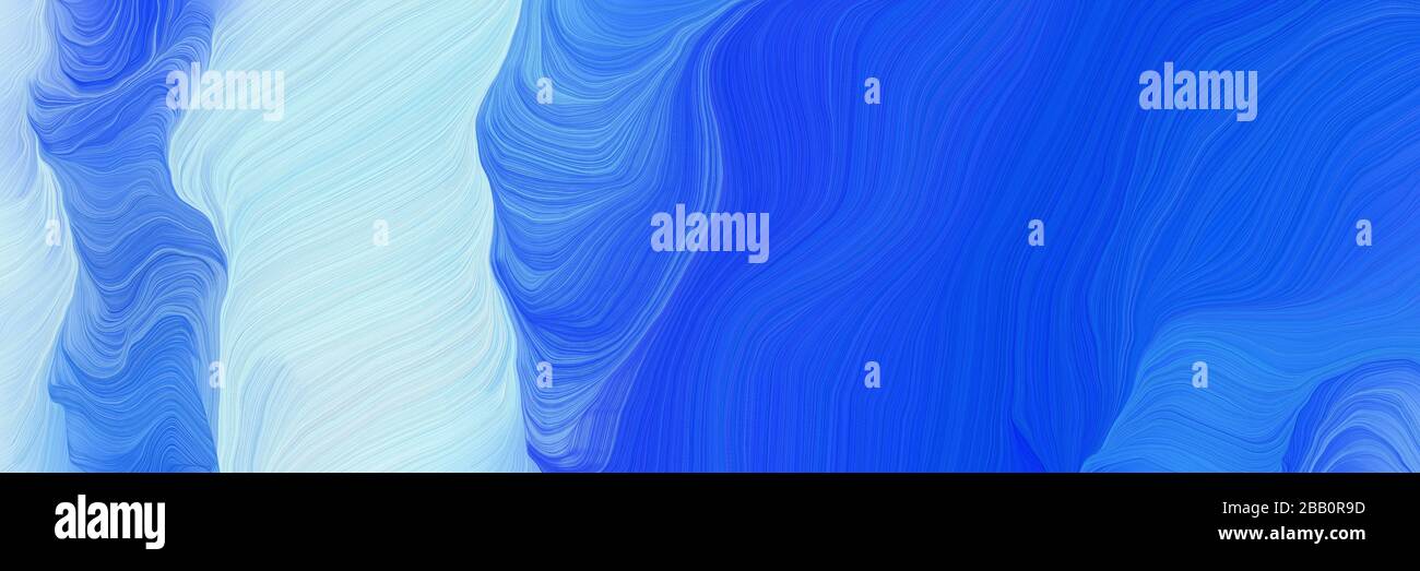 dynamic decorative curves graphic with royal blue, powder blue and corn ...