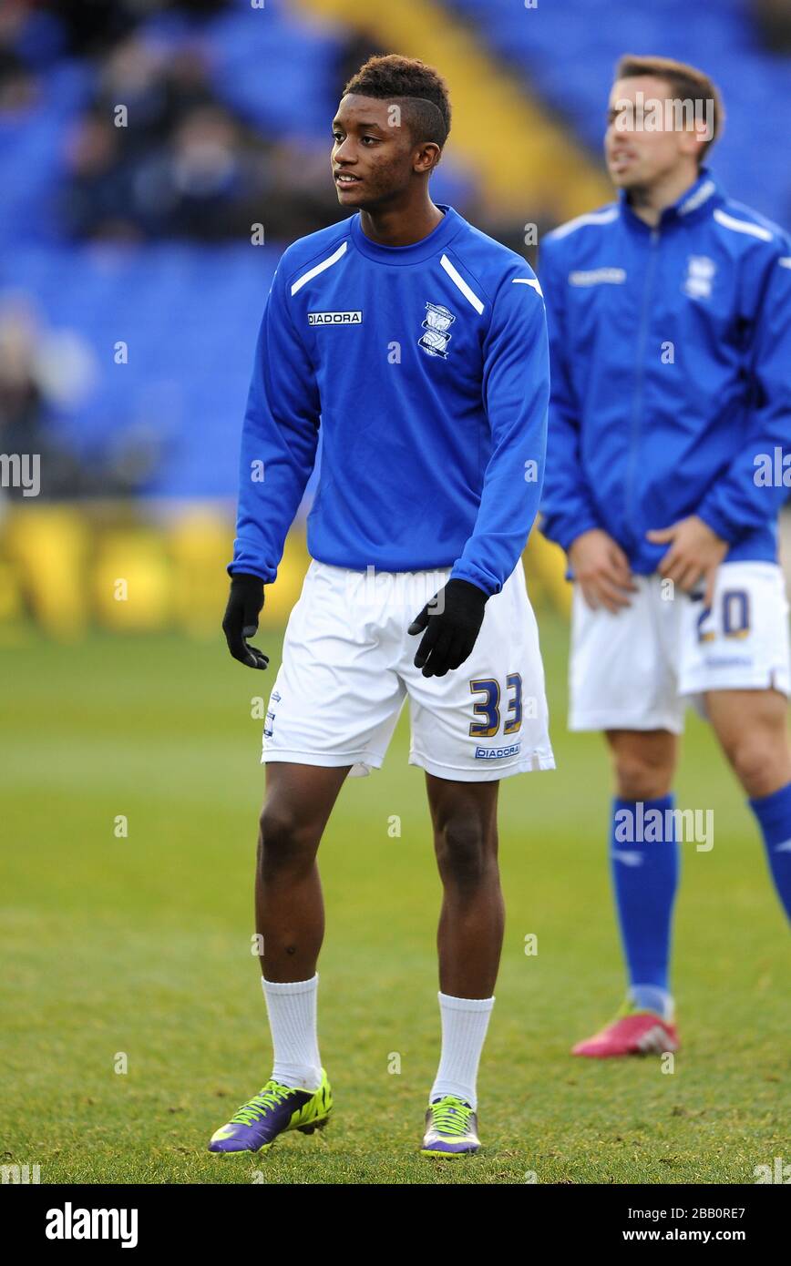 Demarai Gray, Birmingham City Stock Photo - Alamy
