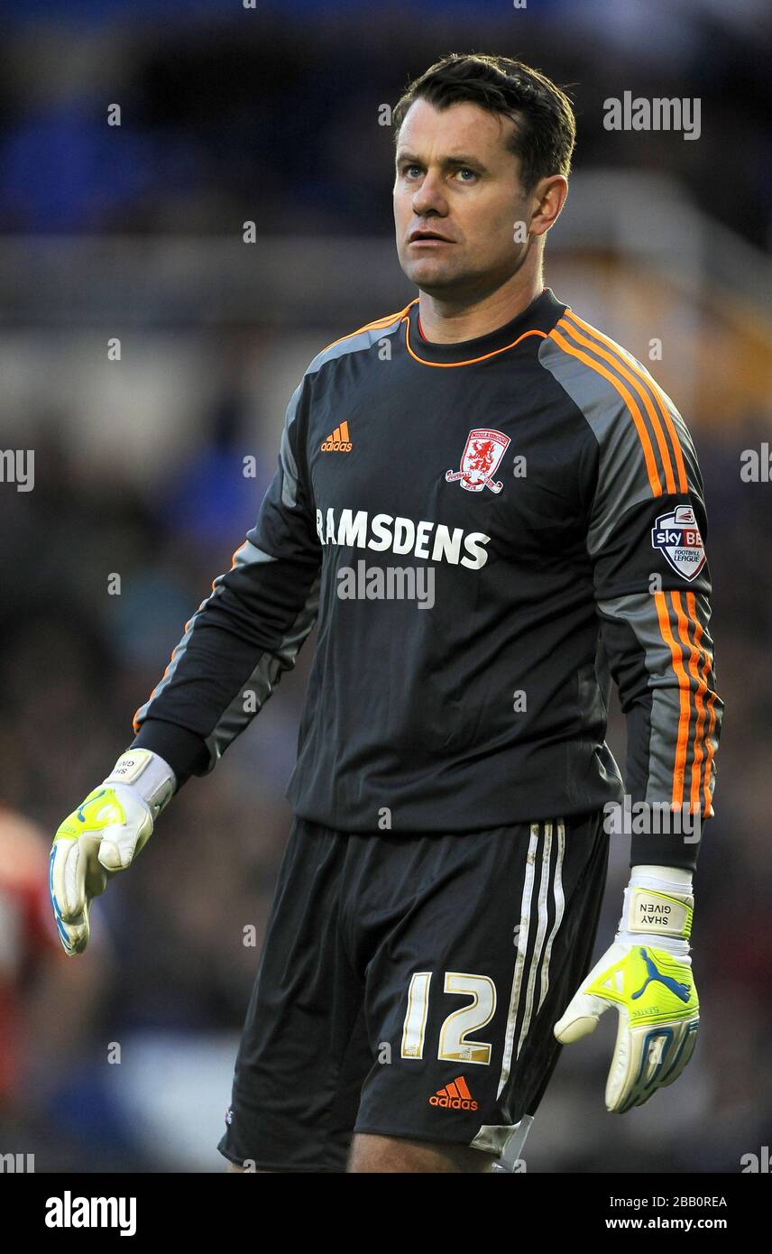 Shay Given, Middlesbrough goalkeeper Stock Photo - Alamy