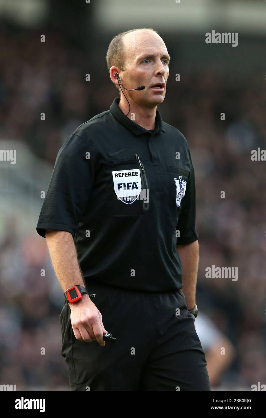 Referee Mike Dean Stock Photo - Alamy