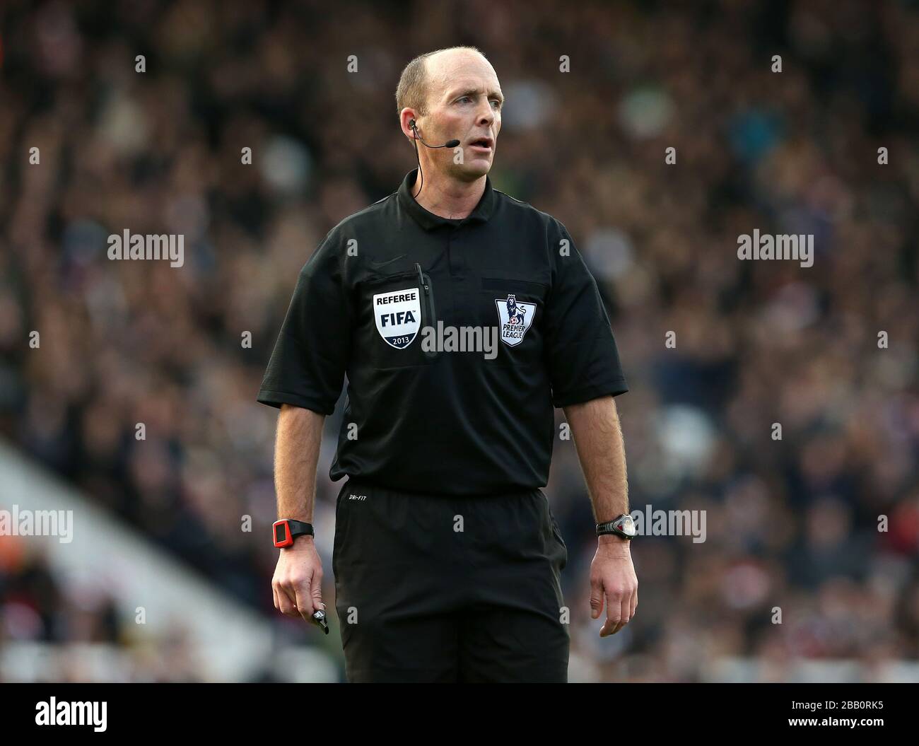 Referee Mike Dean Stock Photo - Alamy