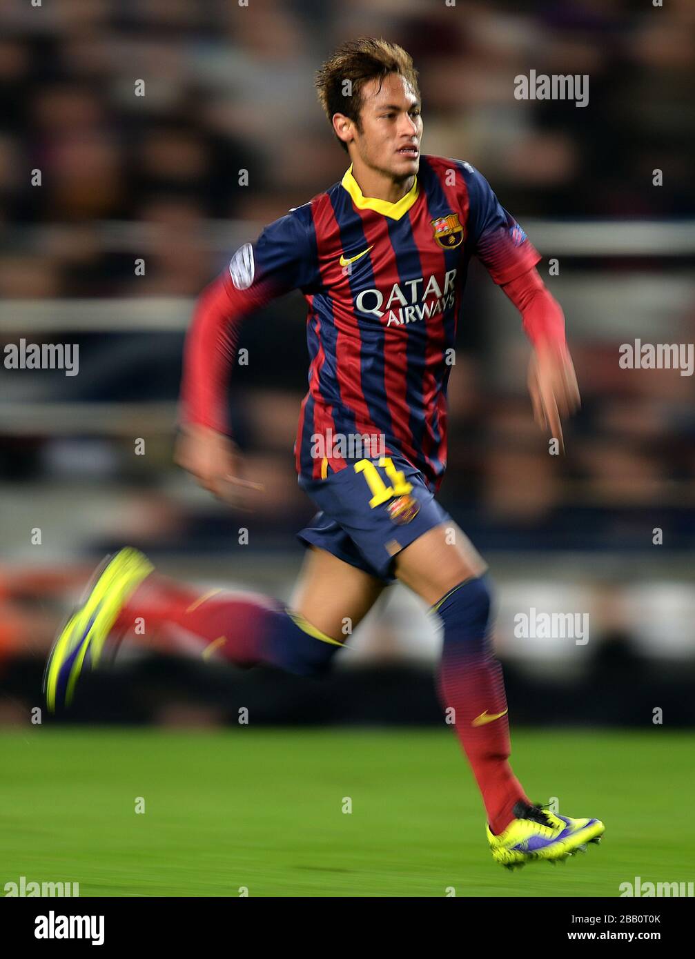 Barcelonas junior neymar in action hi-res stock photography and images ...