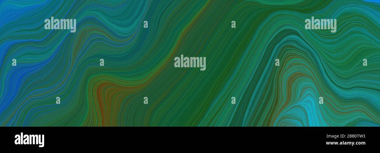 motion colorful waves header design with dark slate gray, teal and ...