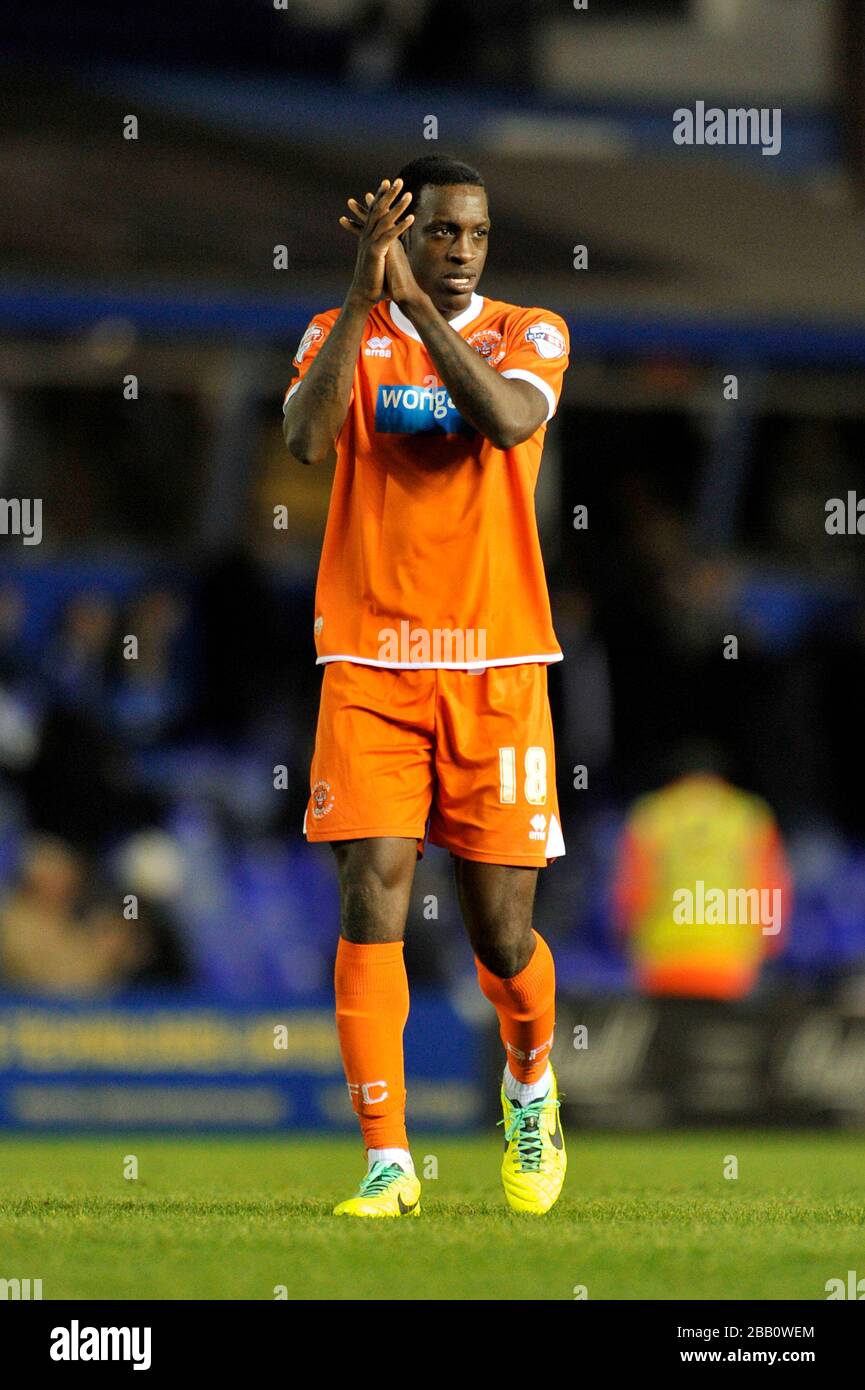 Isaiah Osbourne, Blackpool Stock Photo - Alamy