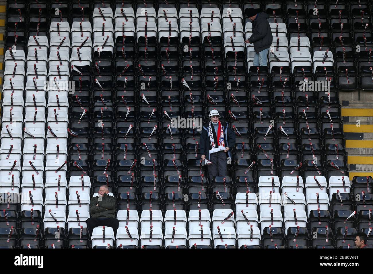 Takes his seat in the stands hi-res stock photography and images - Alamy