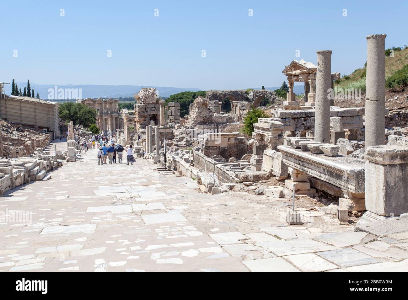 The ruins of the ancient city of Ephesus in Turkey Stock Photo - Alamy