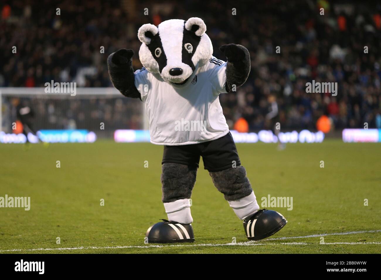 Billy the Badger, Fulham mascot Stock Photo - Alamy