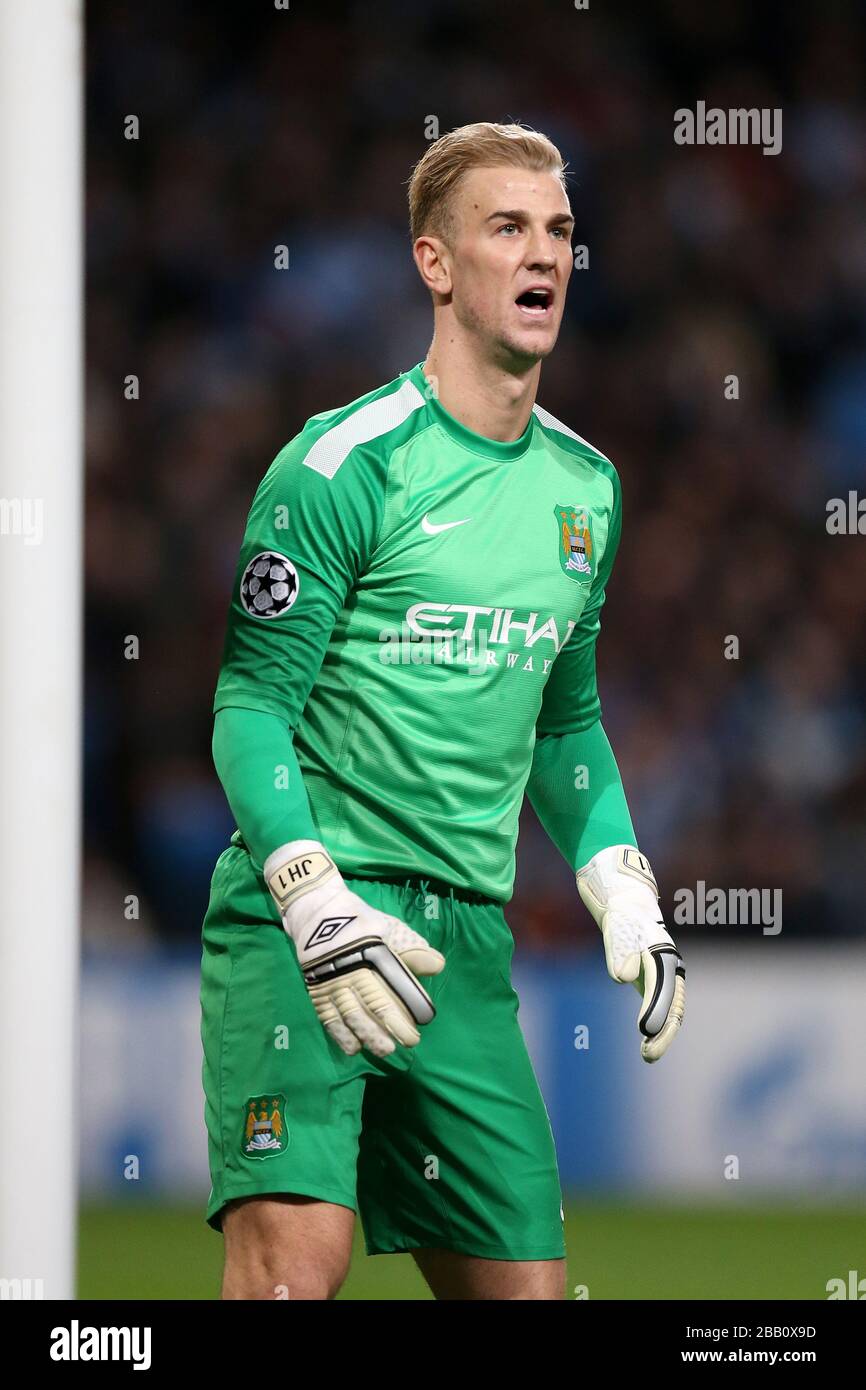 Joe Hart, Manchester City goalkeeper Stock Photo - Alamy