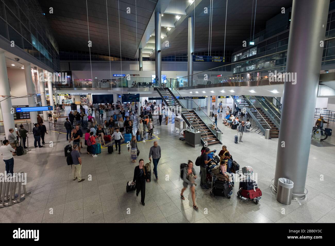 Copenhagen Airport, Kastrup, in Copenhagen, Denmark, Europe Stock Photo ...