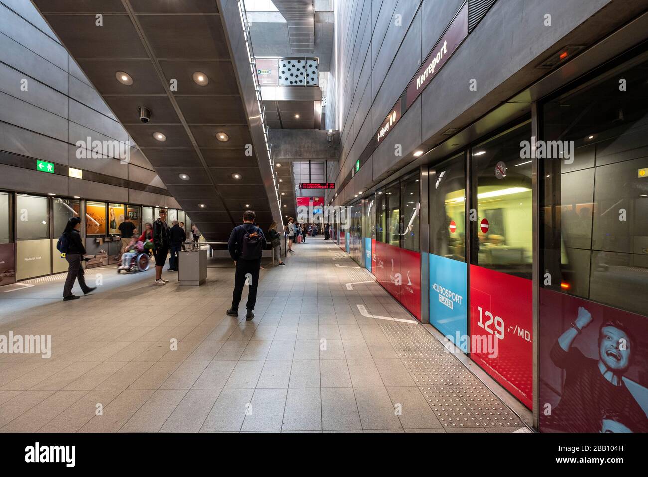 Danish metro inside hi-res stock photography and images - Alamy