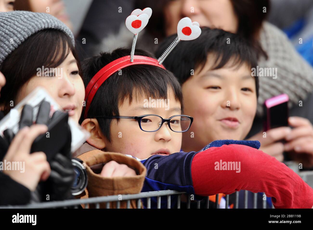 Young japan fan in hi-res stock photography and images - Alamy