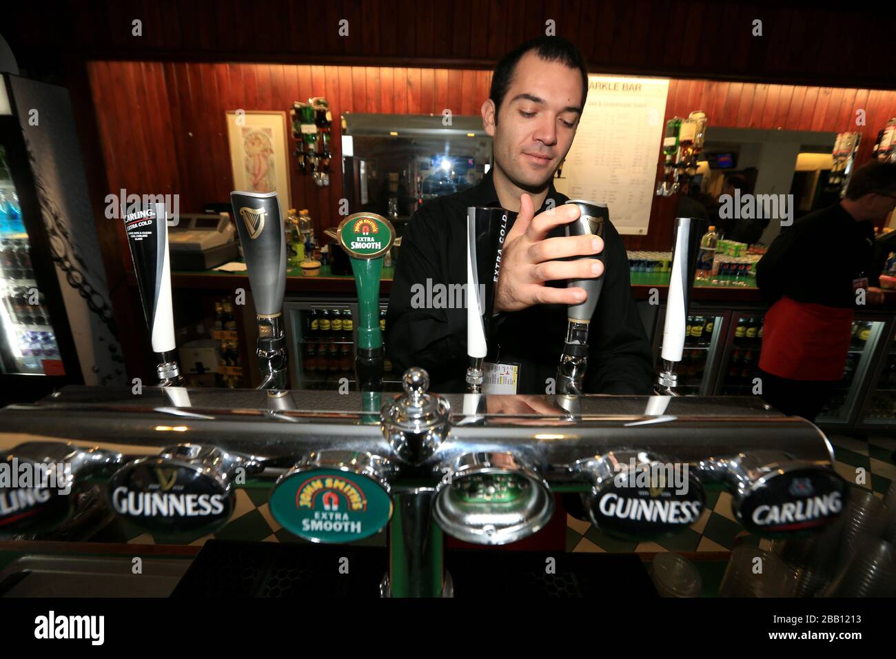 General view of the arkle bar at cheltenham racecourse hi-res stock ...
