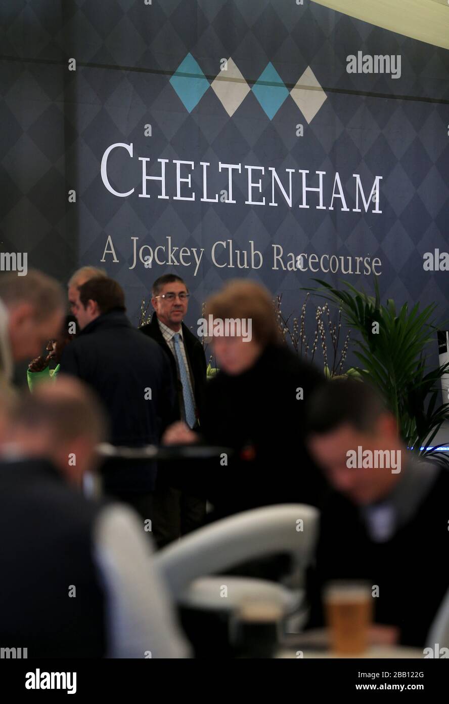 Signage at cheltenham racecourse hi-res stock photography and images ...