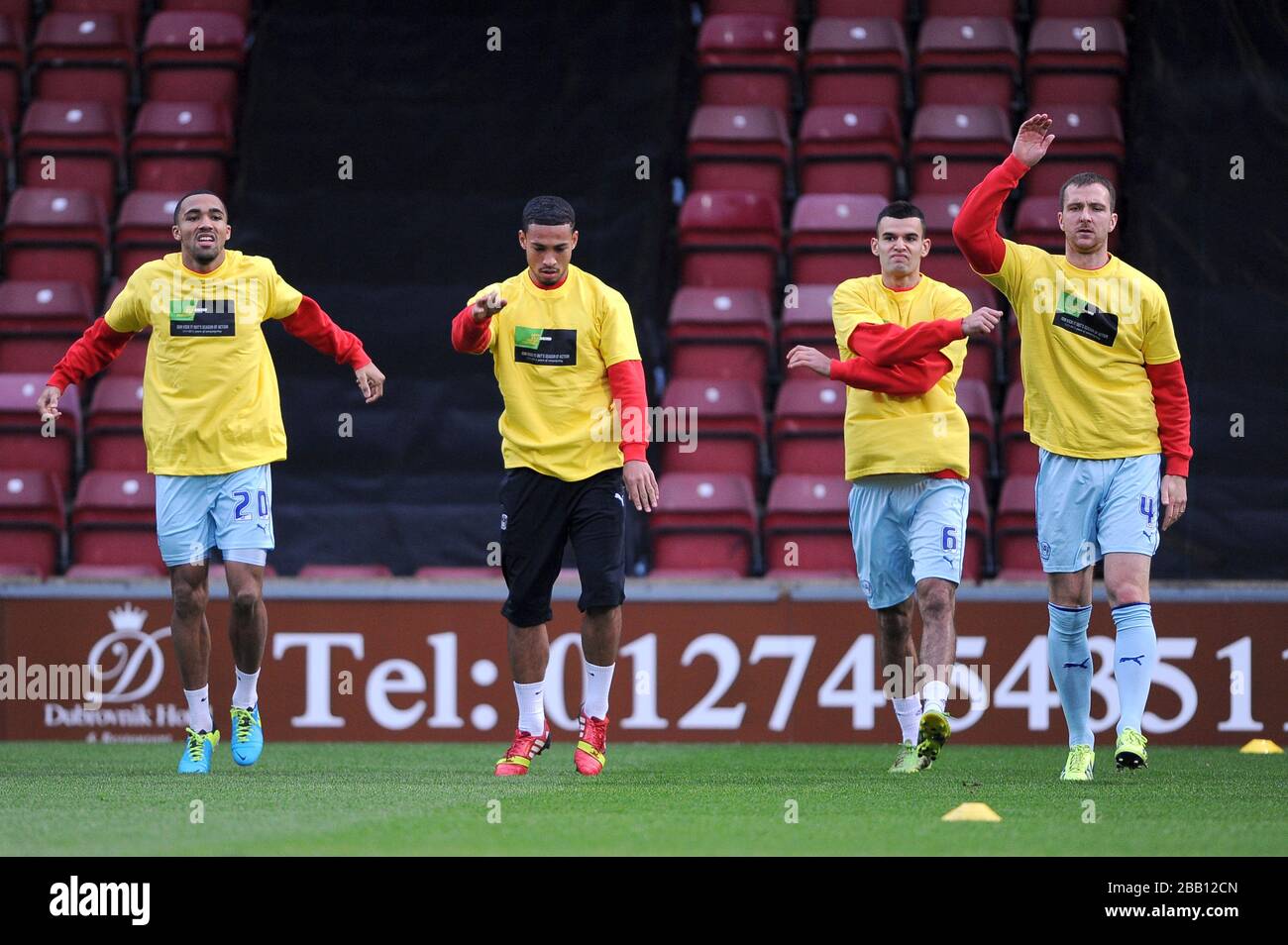 Coventry City's Callum Wilson, Jordan Clarke, Conor Thomas and Andy ...