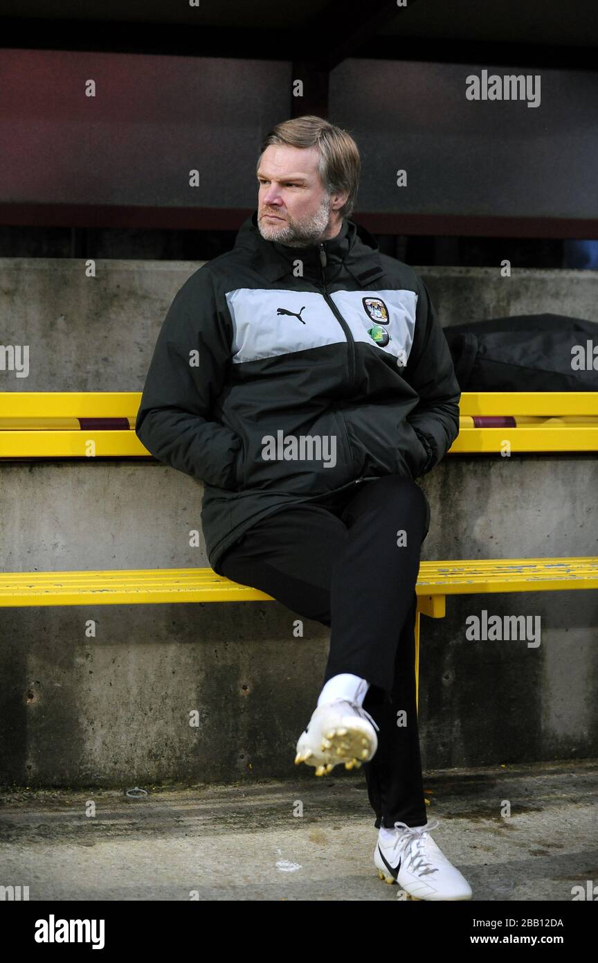 Steven Pressley, Coventry City manager Stock Photo - Alamy