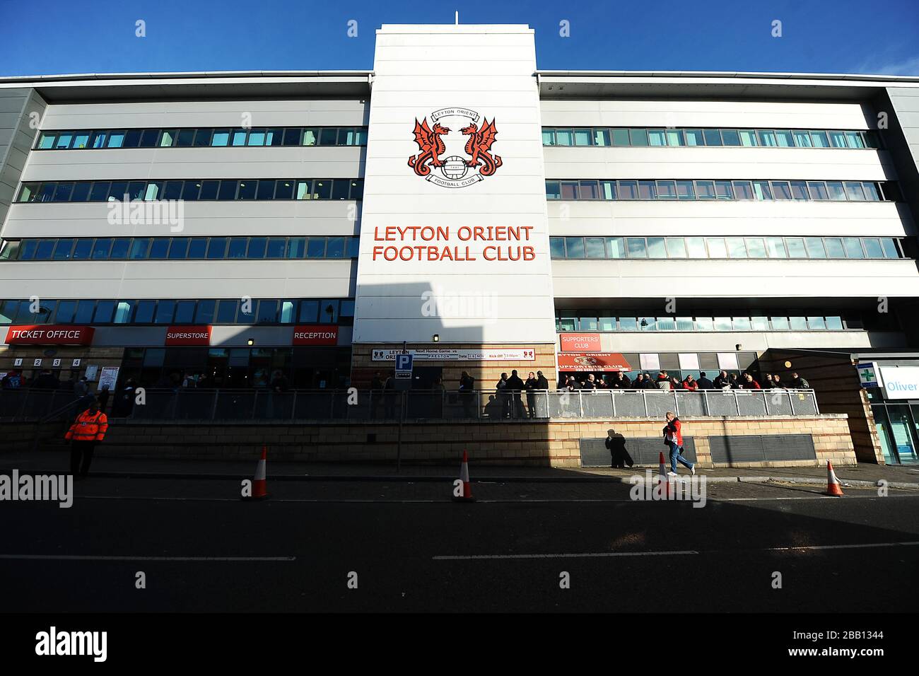 General view of The Matchroom Stadium home of Leyton Orient Football ...