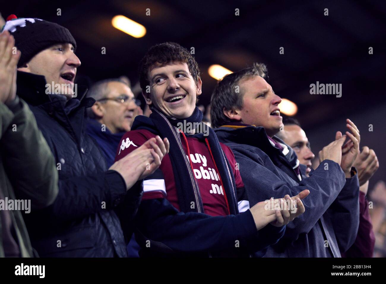 Derby County fans in the stands Stock Photo - Alamy