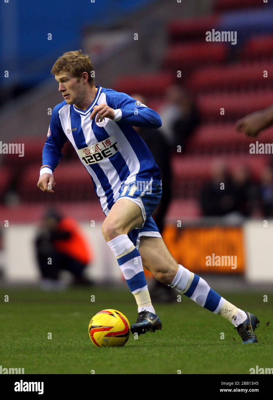 Wigan athletic james mcclean hi-res stock photography and images - Alamy