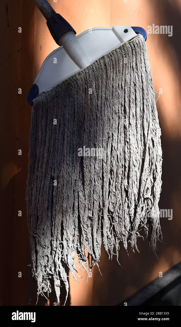 close up of a floor cleaning mop Stock Photo - Alamy
