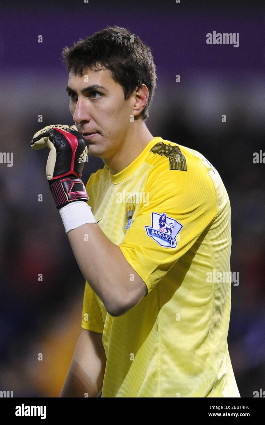Costel Pantilimon, Manchester City goalkeeper Stock Photo - Alamy