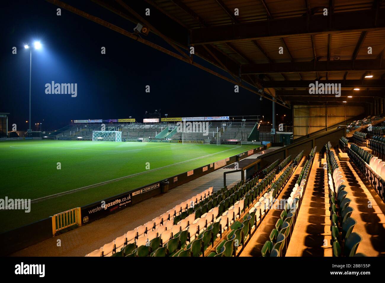 Huish park stadium hi-res stock photography and images - Alamy