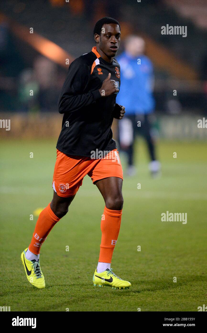 Blackpools isaiah osbourne hi-res stock photography and images - Alamy