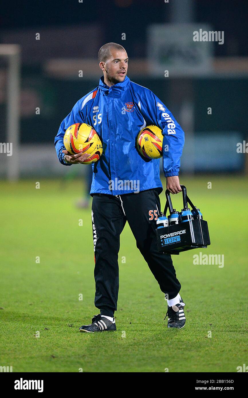 Blackpool's fitness coach Shaun Spencer Stock Photo - Alamy
