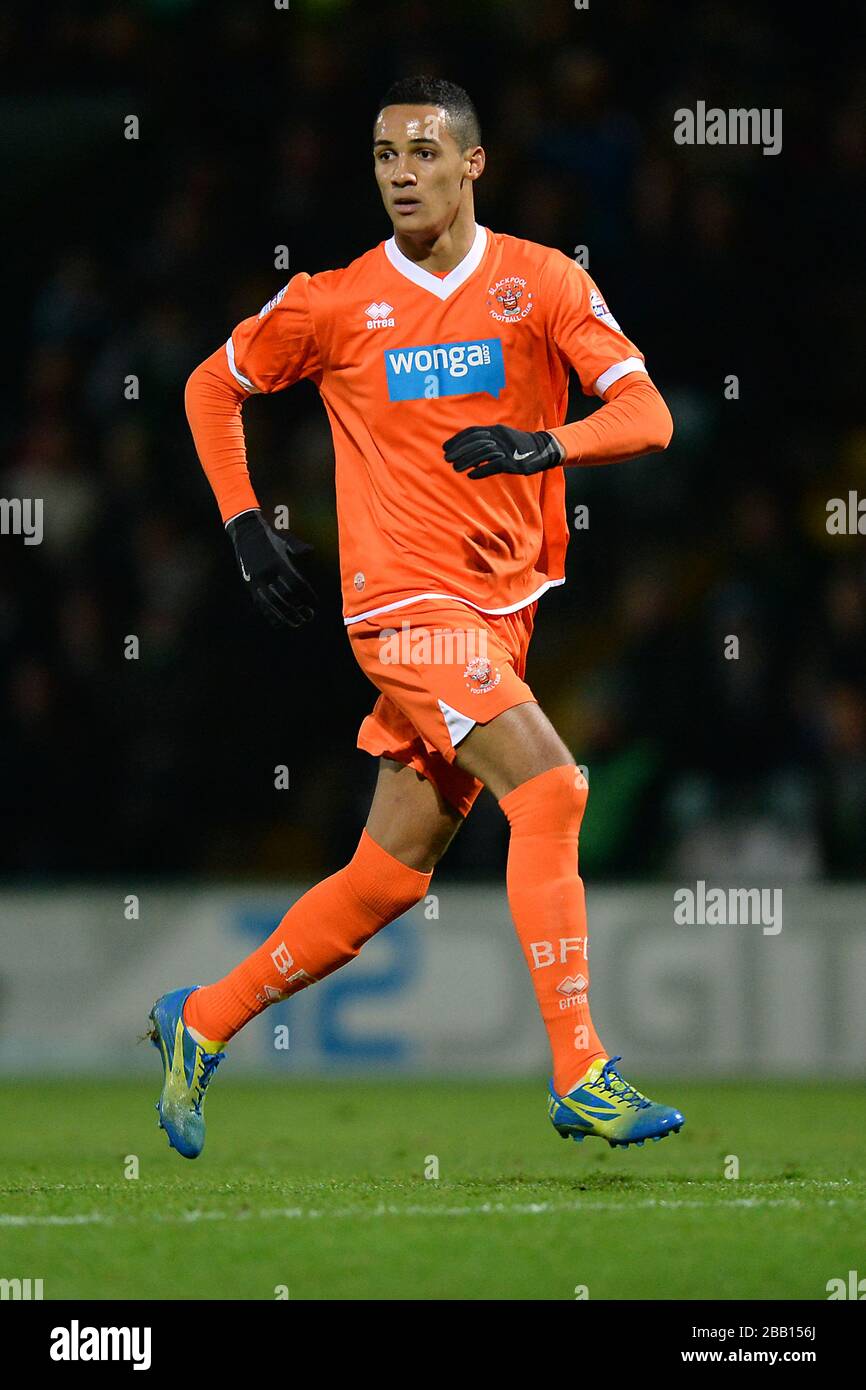 Tom Ince, Blackpool Stock Photo - Alamy