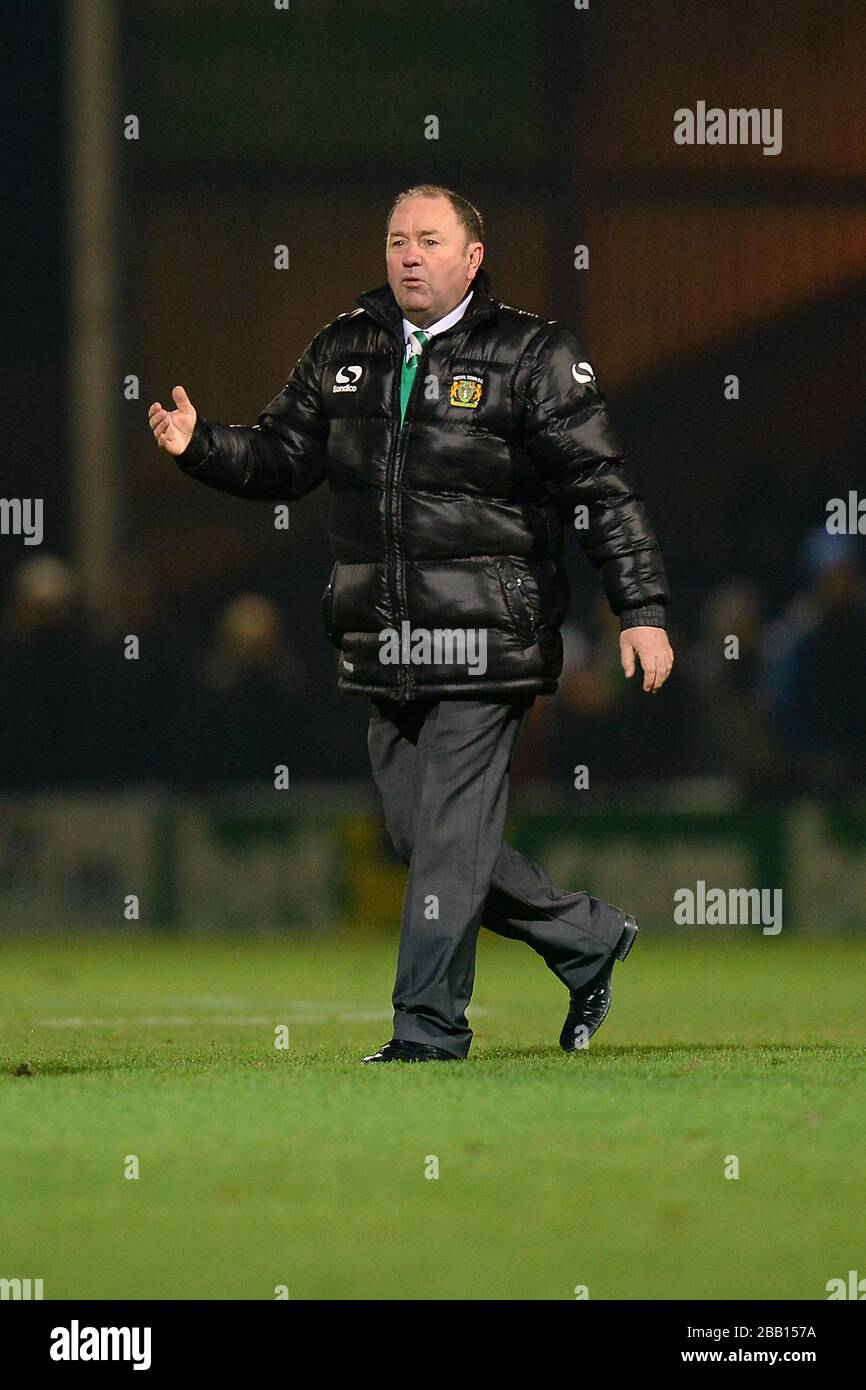 Manager Gary Johnson, Yeovil Town Stock Photo - Alamy