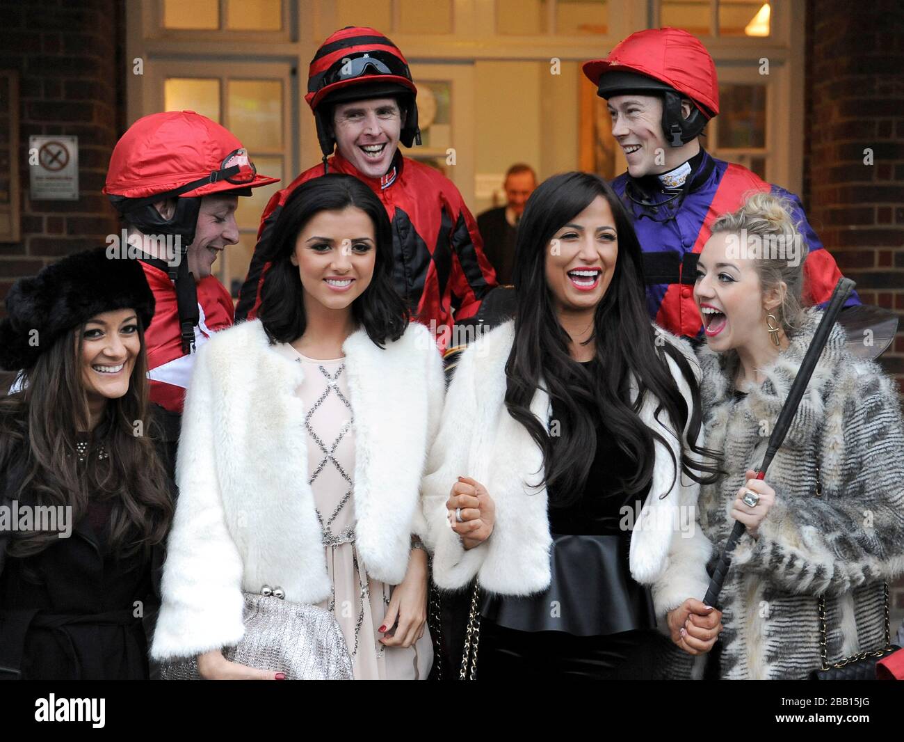 Chantelle Houghton (centre), Lucy Mecklenburgh (2nd left) and Kelsey ...